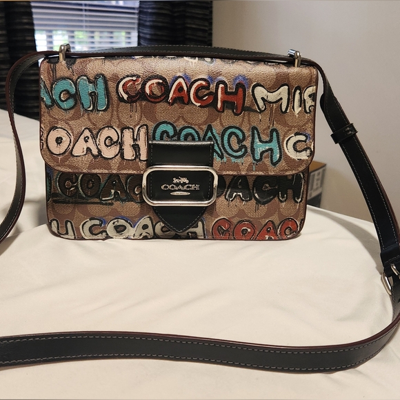 Coach | Bags | Coach Multicolor Crossbody Bag Mint Surf | Poshmark